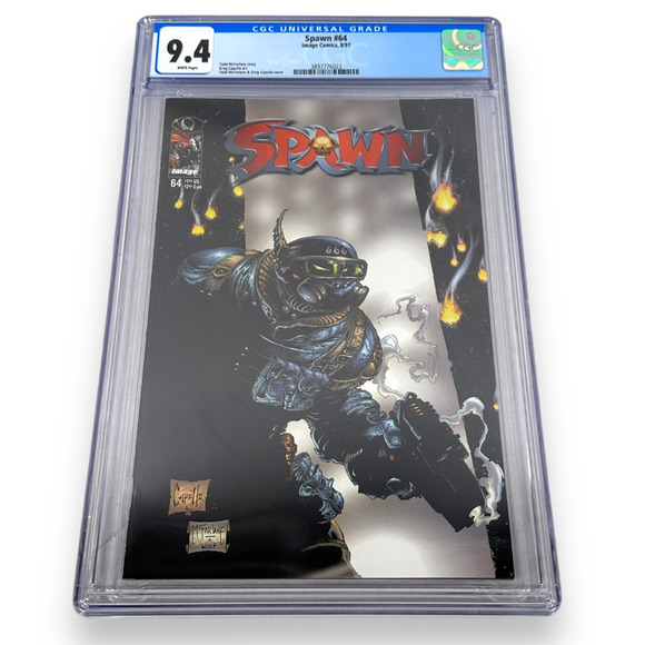 @Tab | Accents | Vintage Spawn 64 Comic Book Cgc Graded 94 Nm Todd Mcfarlane Greg Capullo | Poshmark